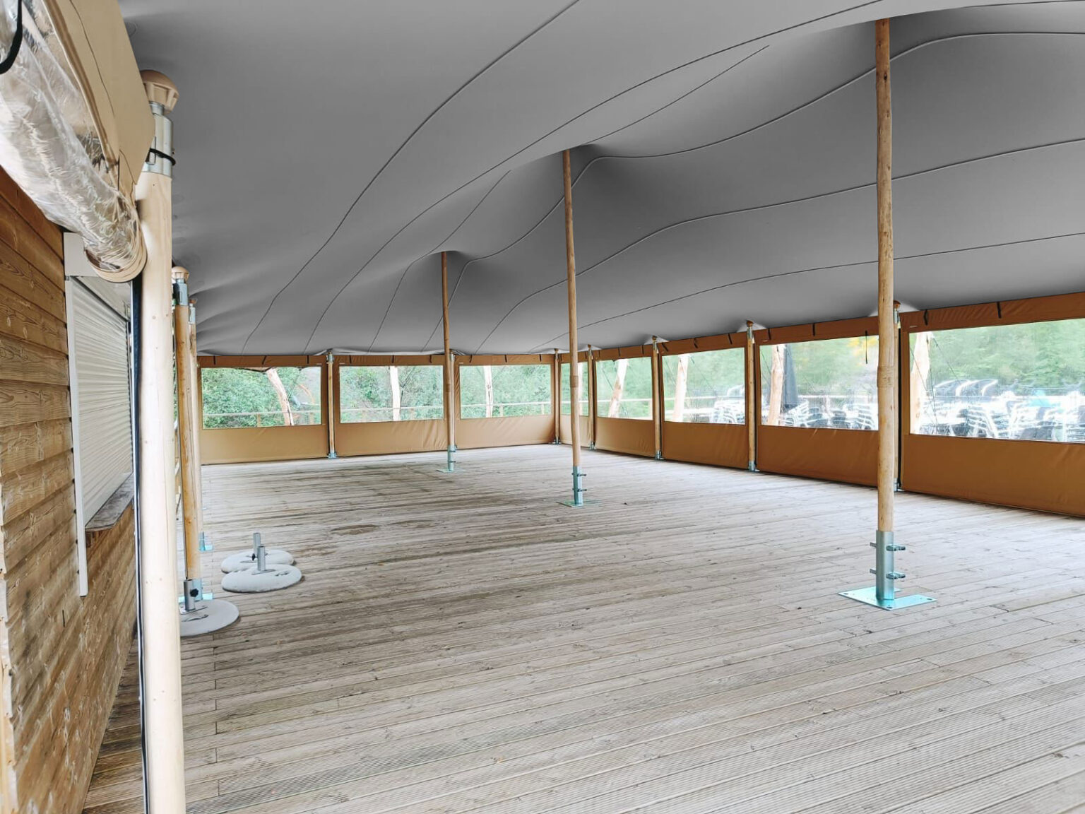 Stretched tent in stock | Creative Tent Systems